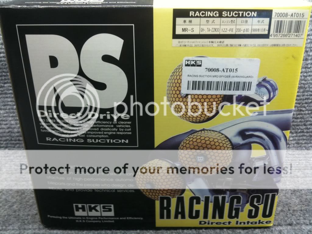 HKS Super Suction intake kit | MR2 SpyderChat