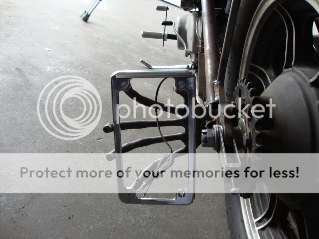 Handmade skeleton hand license plate holder | Page 2 | Custom Fighters ...