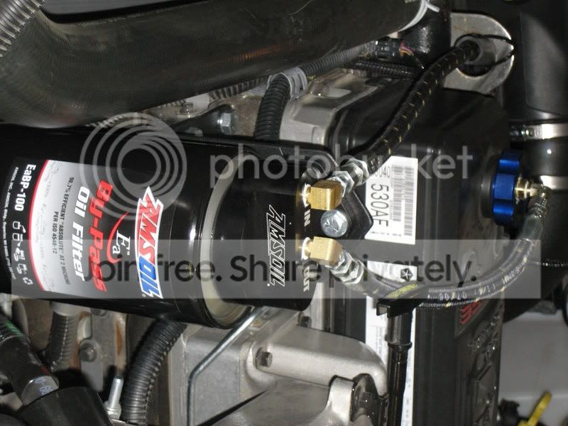 Amsoil Bypass oil filter installed | Cummins Diesel Forum