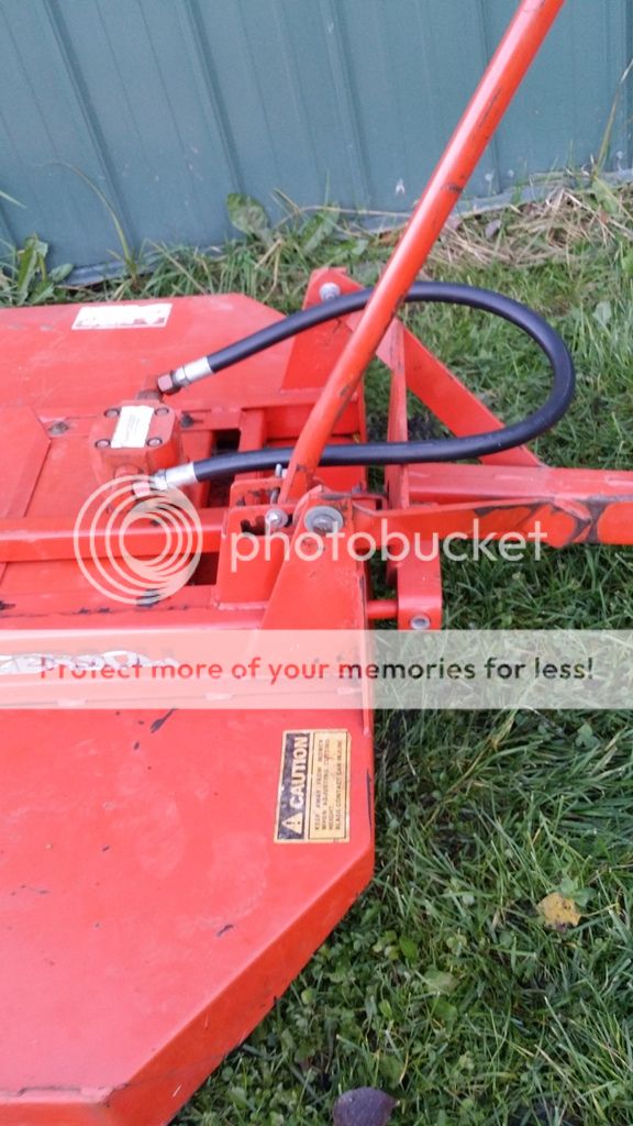 Hydracutter with bent leveling handle | Case Colt Ingersoll Tractors