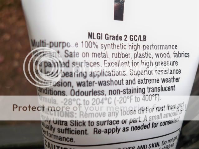 What type of grease to use on power window regulator tracks ...