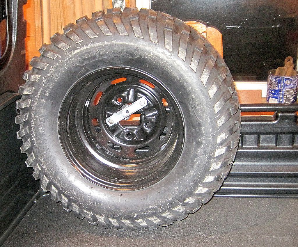 Spare Tire Mounting System | John Deere Gator Forums