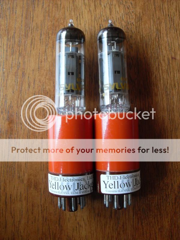 THD Yellow Jacket Tube Converters- With EL84 Tubes | Tokai & Japanese ...