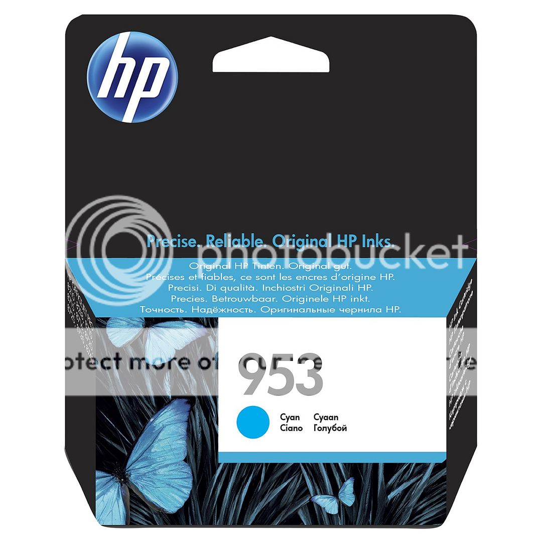 Genuine HP 953 Cyan Ink Cartridge for HP OfficeJet Pro 8210 8710 8720 ...