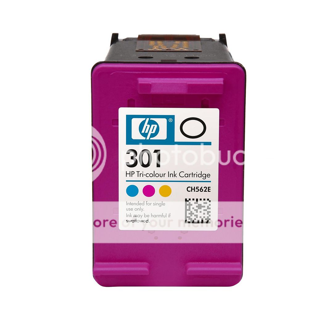 New Original HP 301 Tri Colour Ink Cartridge for Deskjet 1050 / 2050 ...