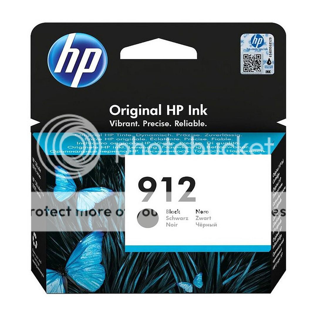 HP 912 Black original ink cartridge for HP Officejet Pro 8022 8023 8024 ...