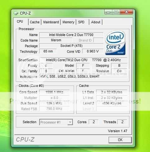 [Help] my T7700 downclock!