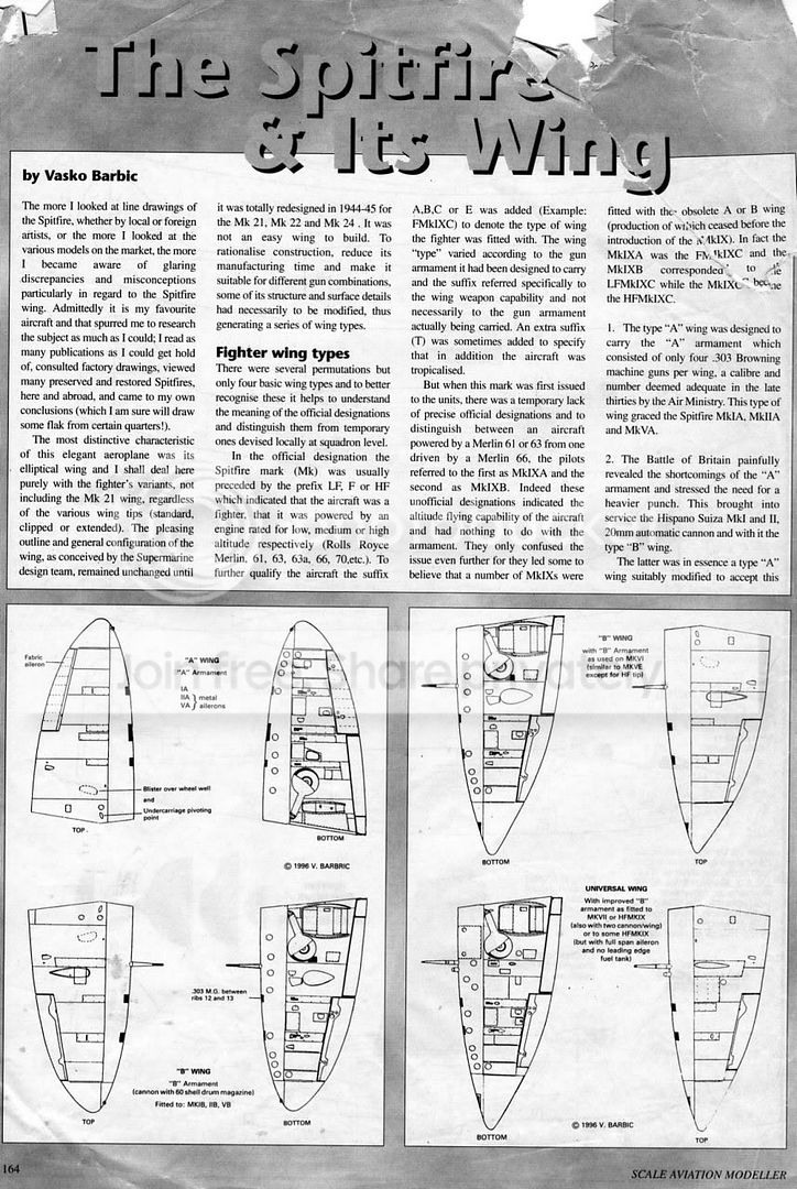Spitfire "C" wing advice - Aircraft WWII - Britmodeller.com