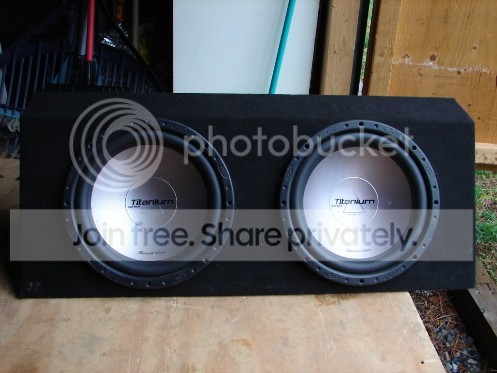 FS: Subwoofers/Amp/Box | VW Vortex - Volkswagen Forum