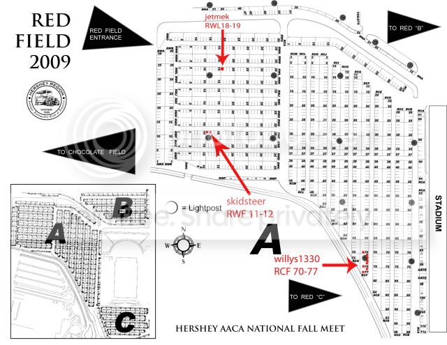Event Coverage - HAMBers at Hershey 2010- Maps of HAMB friendly spots ...