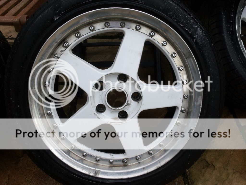 For Sale: 17" Mazdaspeed MS01 Alloys in white with good tyres ...