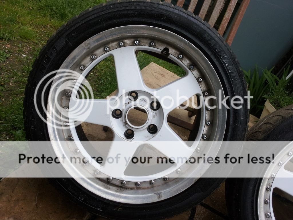 For Sale: 17" Mazdaspeed MS01 Alloys in white with good tyres ...