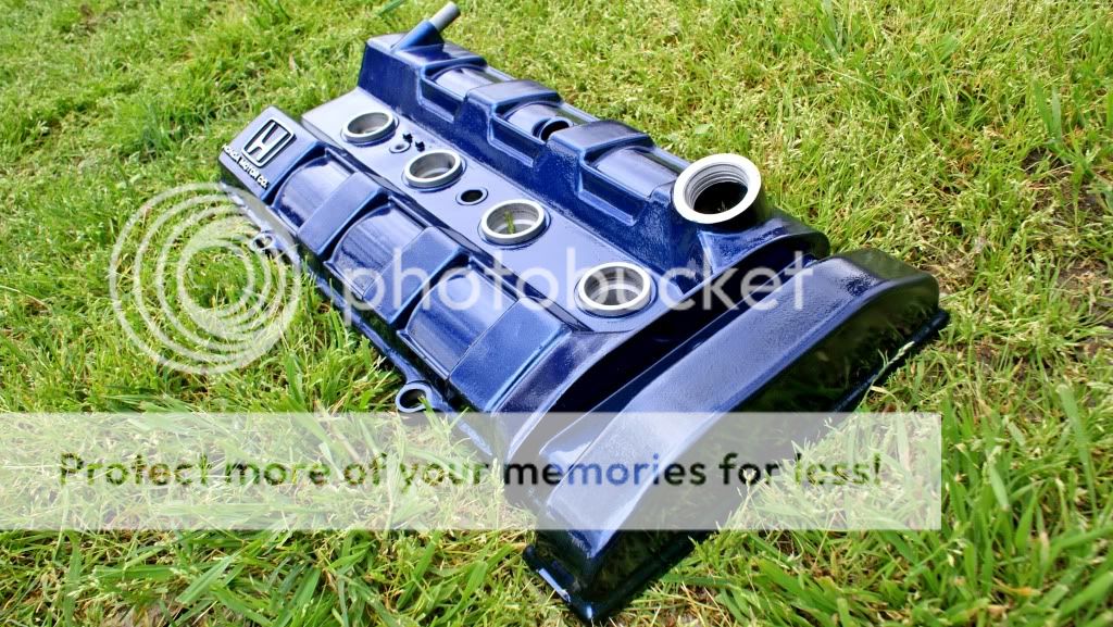 B20 Prelude Valve Cover Powder Coated Blue Explosion with a clear coat ...