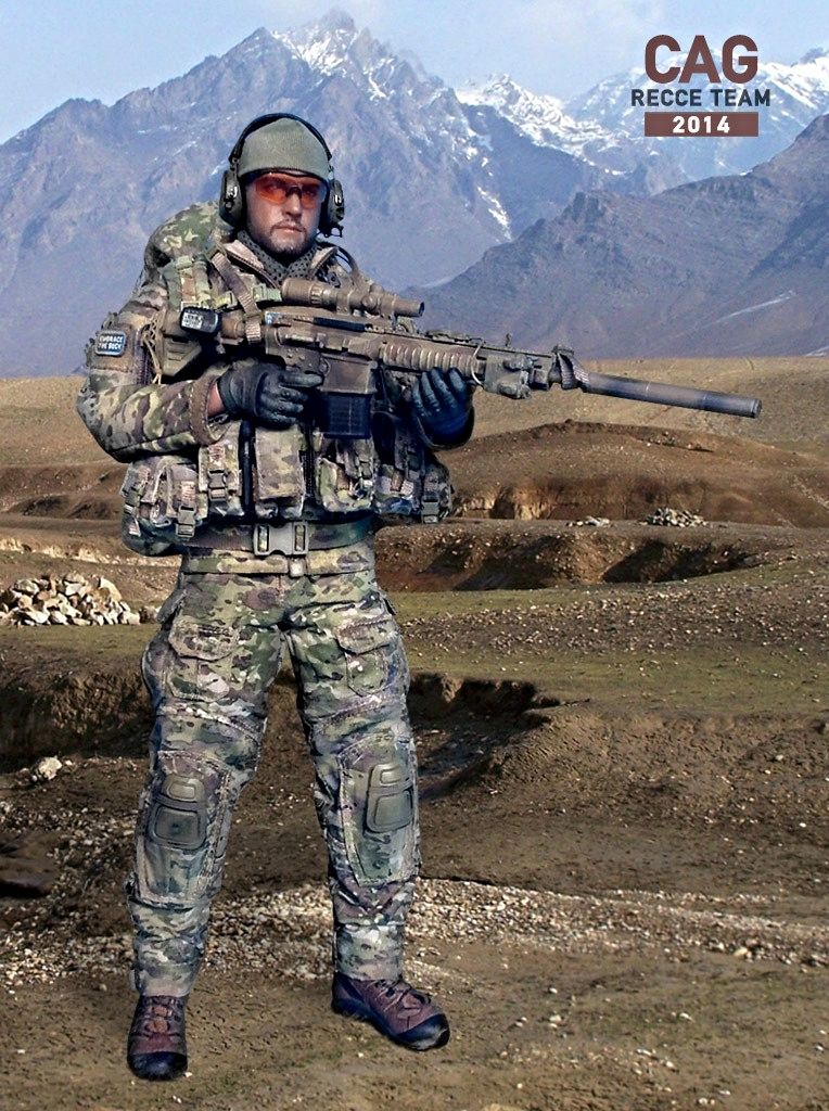 Modern War (1990s to Present) CAG/DELTA FORCE "RECCE" Team Member 2014 ...