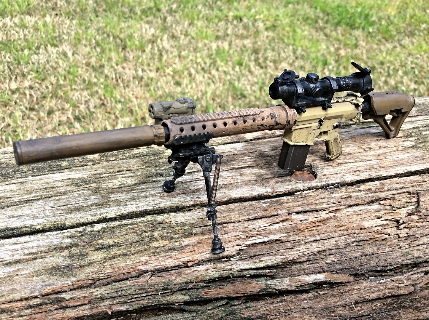 Weapon o' Mass Destruction Custom "Recce" 16 inch SR-25 with PRI- (*the ...