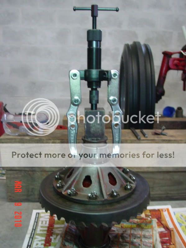 Removing Differential Carrier Bearing Cones/With More Effort