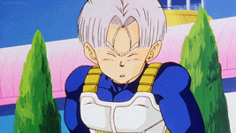 Dragon Ball Z - Surprised Trunks : animegifs